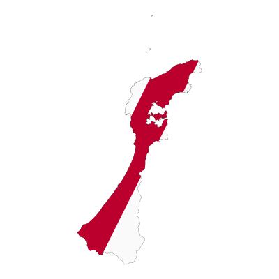 Ishikawa Vector Outline Map, Japan