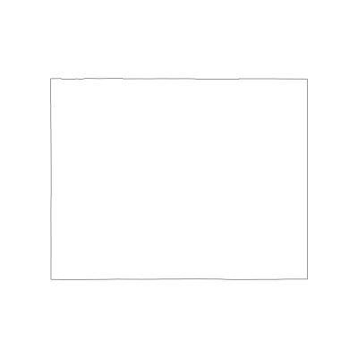 Wyoming Vector Outline Map, United States
